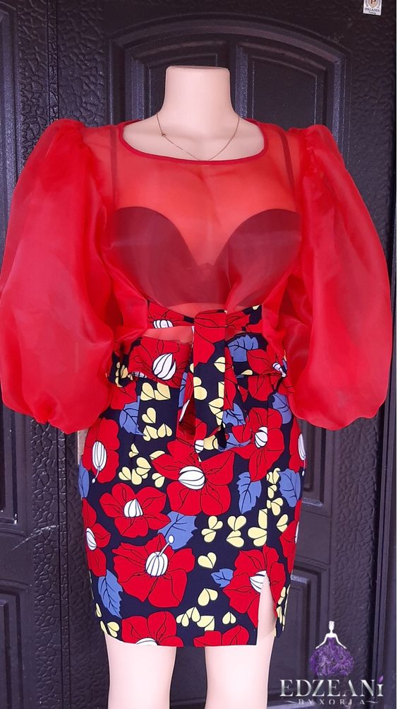 Courte Robe en pagne | OPENMOISE False