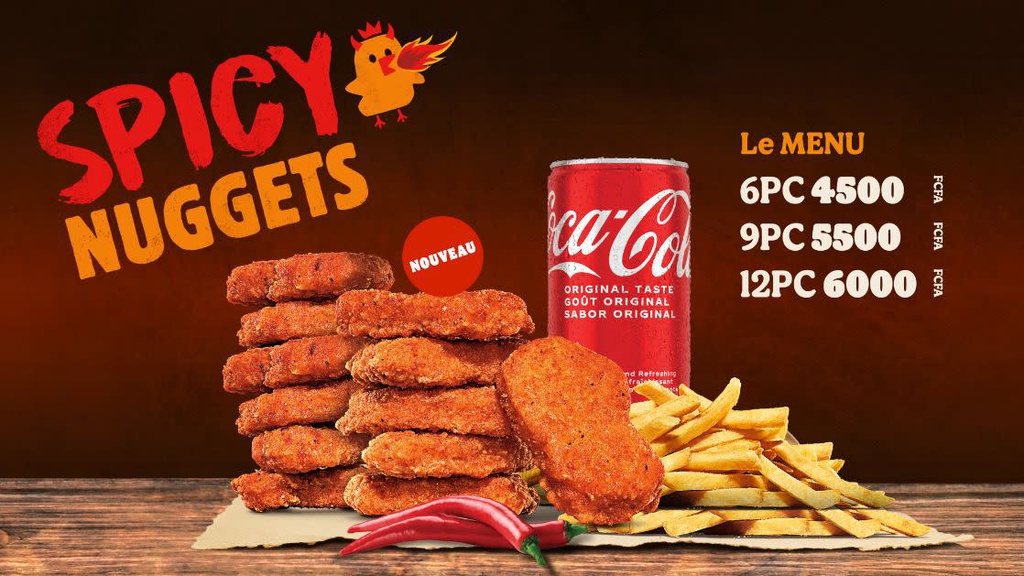 Spicy Nuggets Menu | OPENMOISE False