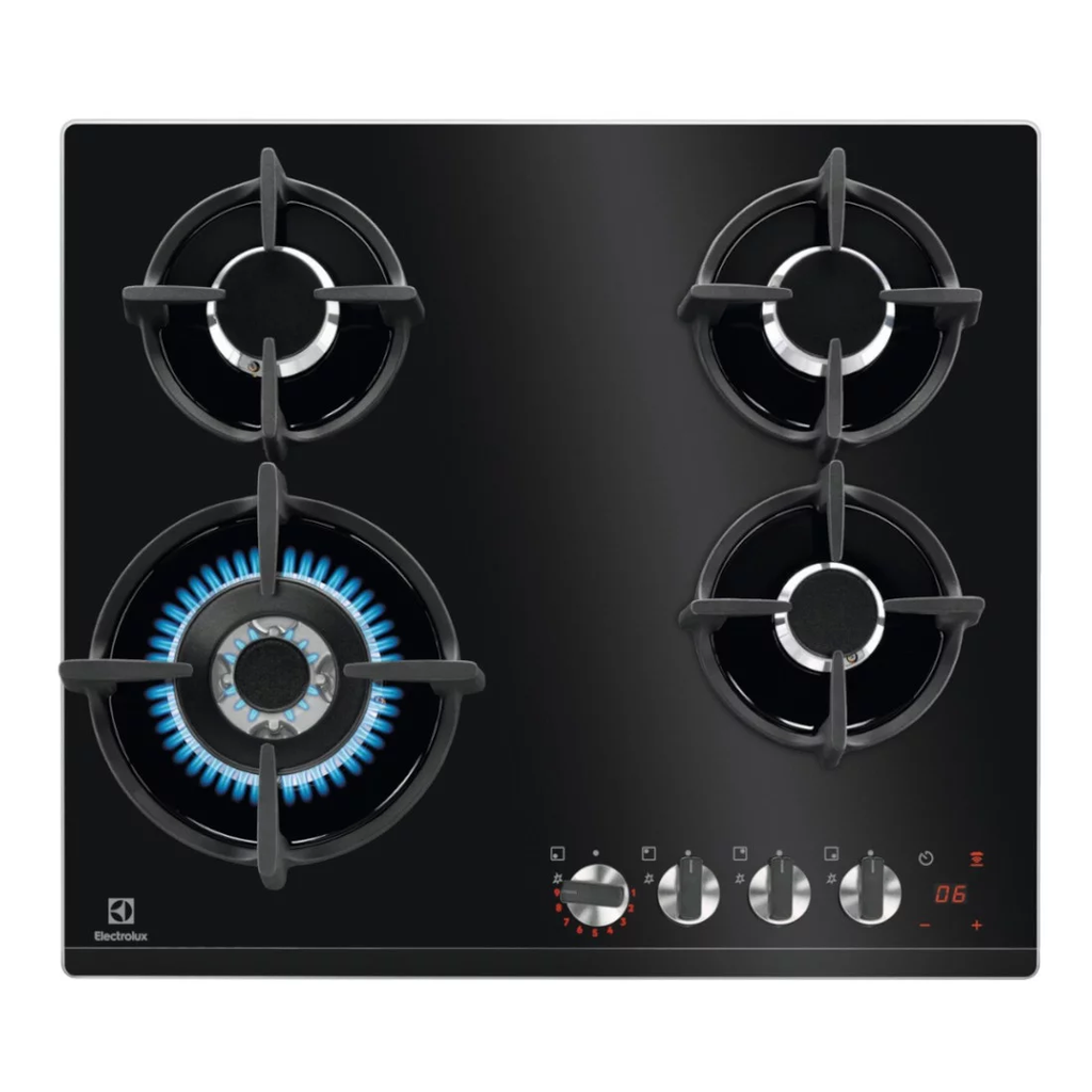 KGG64375K - PLAQUE DE CUISSON ENCASTRABLE A GAZ ELECTROLUX/ 4 FEUX ...