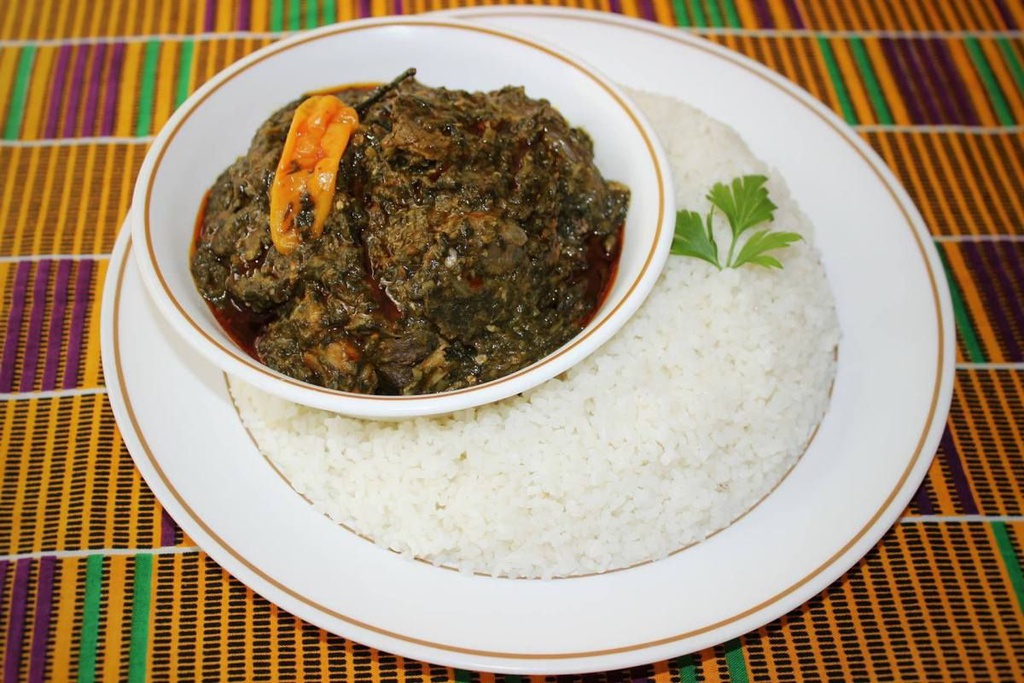 Riz sauce feuille | OPENMOISE False